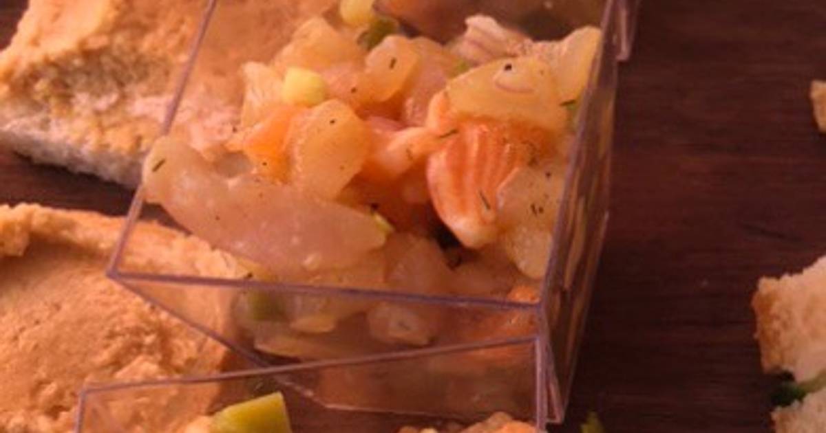 Tartare saumon daurade 🐟 de Maïtton-C.R - Cookpad