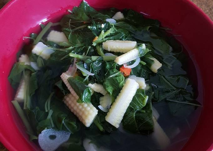 Resep Sayur Bening Bayam Putren oleh Atmasari - Cookpad
