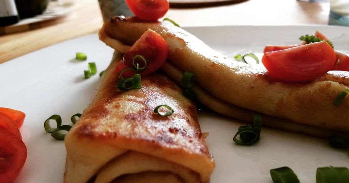 Crêpes Fourrées Béchamel Au Comté Végétarienne de Zest' de Flow - Cookpad