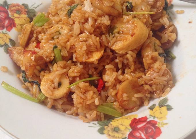 Resep Nasi goreng seafood oleh rizki ayu marya - Cookpad