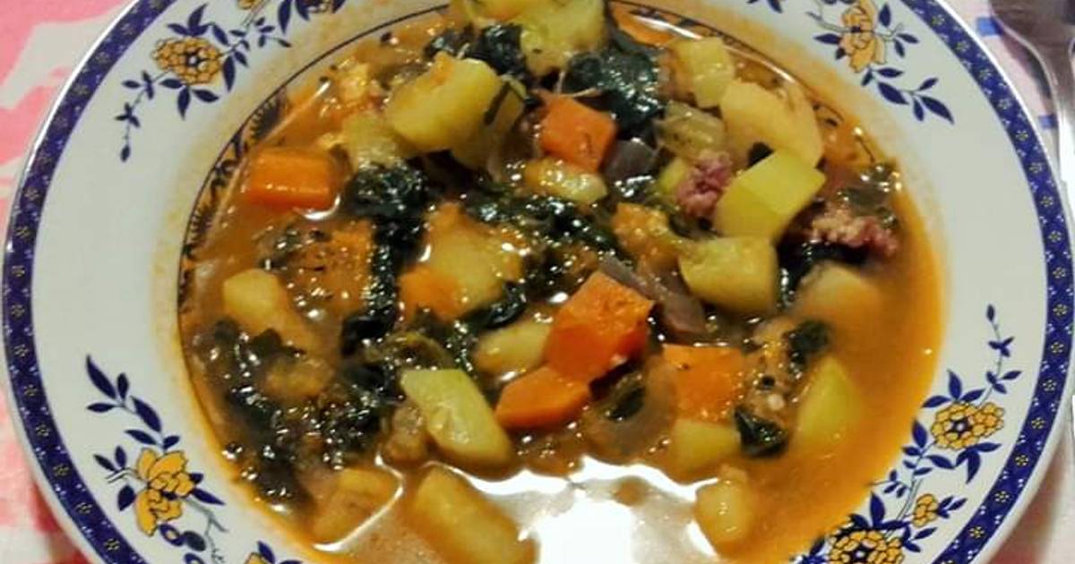 Menestrón de verduras Receta de @Animateycocina- Cookpad