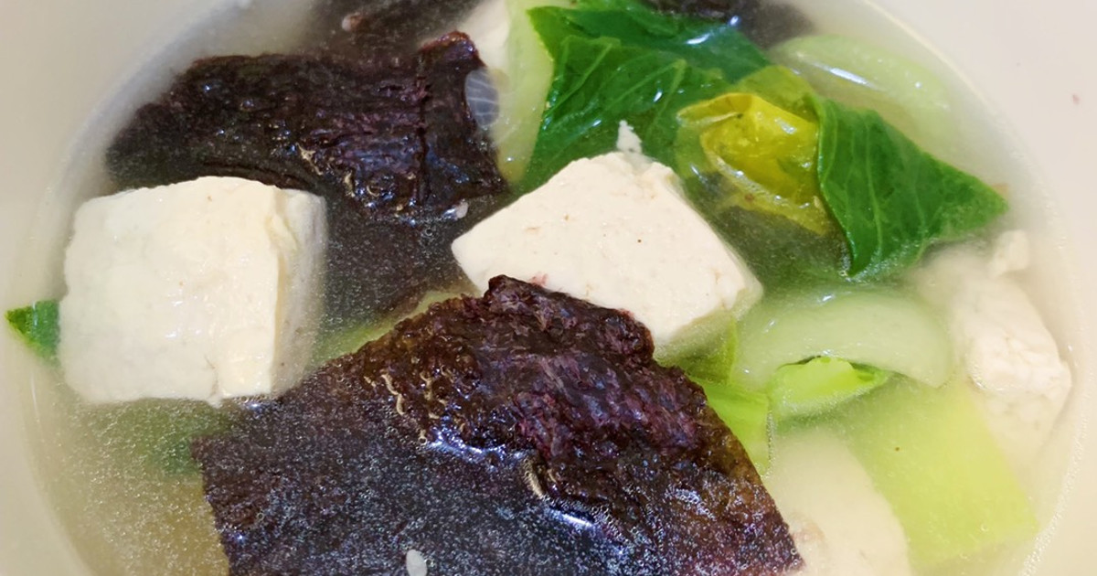 Resep Sup Tahu Rumput Laut oleh Zaujatu Hanif - Cookpad