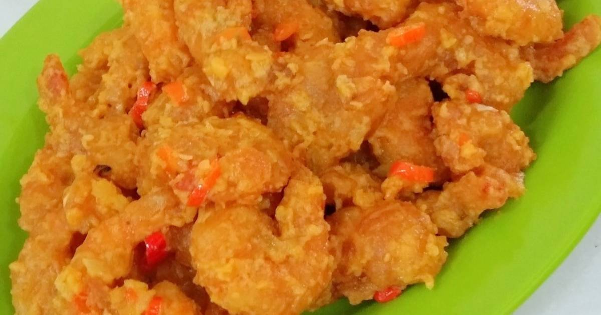18 resep udang cumi saus telur asin enak dan mudah - Cookpad