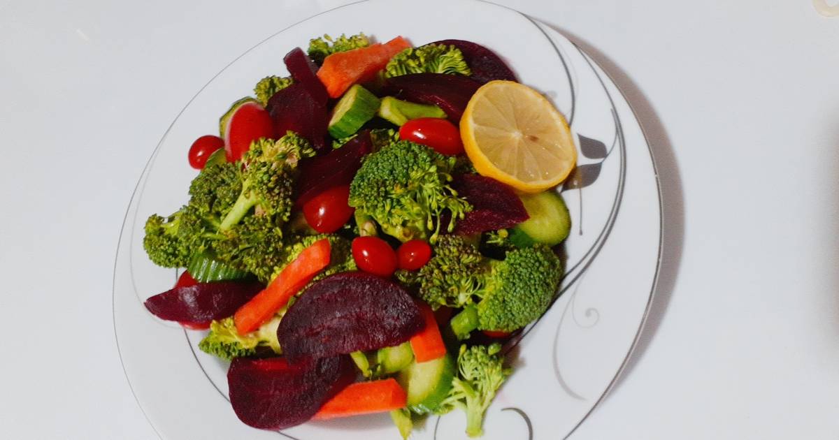 طرز تهیه سالاد لبو و کلم بروکلی 🥦🍋🥕🍅 ساده و خوشمزه توسط فرناز👩‍🌾 - کوکپد