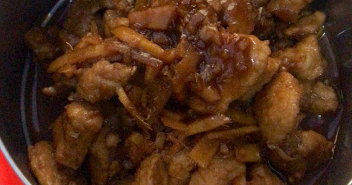 Resep Babi / Ayam Jahe Kecap oleh July Teo - Cookpad