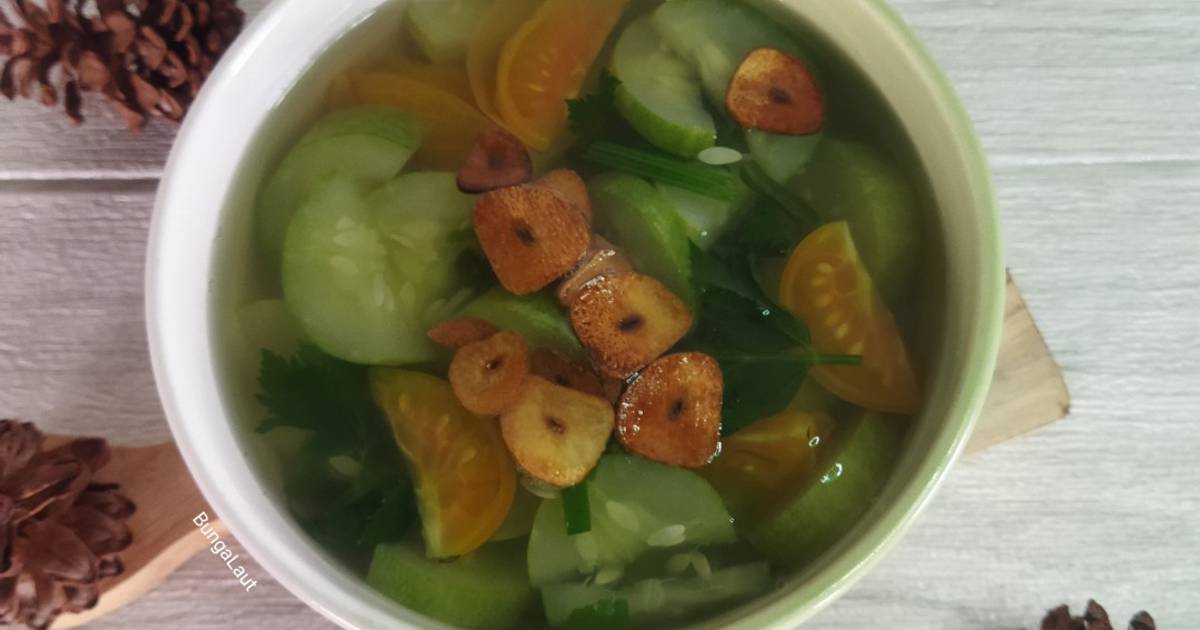 Resep Sayur bening timun oleh Aseh Meilya - Cookpad