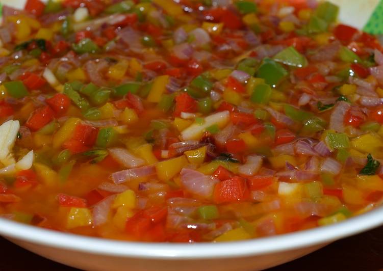 Salsa Criolla Receta de Fabio Talibs- Cookpad