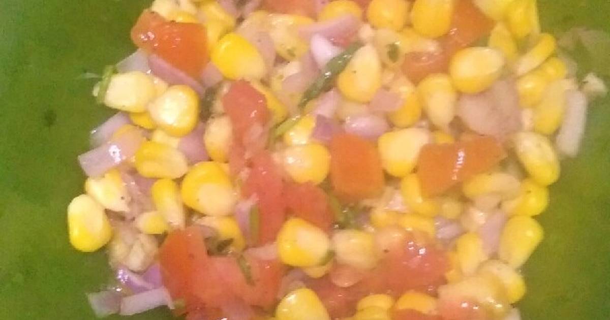 Instant corn chat Recipe by Rekha Julania - Cookpad