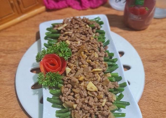 Resep 177. Tumis Buncis Daging Giling oleh Aning Miza - Cookpad