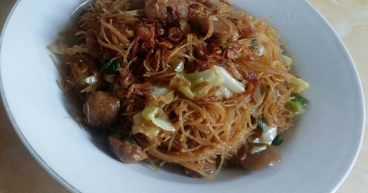 Resep Bihun Goreng Baso oleh Diah Dee - Cookpad