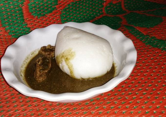 Tuwon shinkafa da miyar kuka Recipe by Feenarh's Kitchen 👩‍🍳 - Cookpad