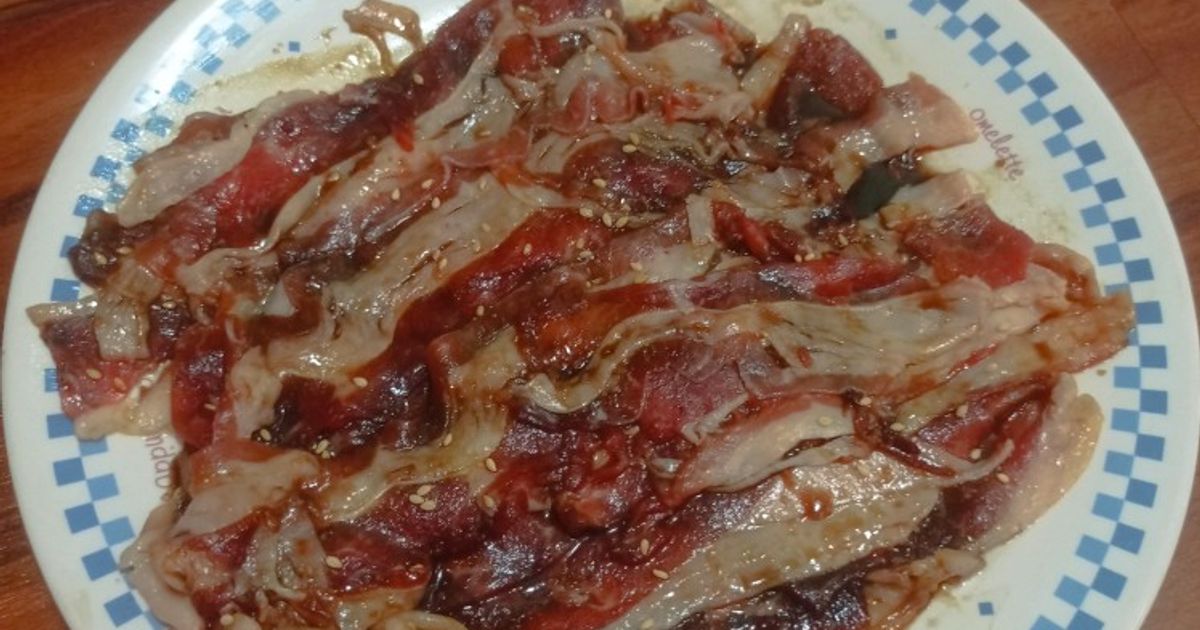 Resep Sweet Beef Ala Raa Cha/ Bumbu Bbq Manis oleh Thia Lestari - Cookpad