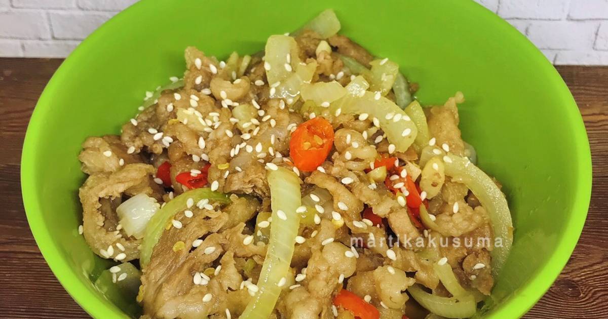 Resep Spicy Gyudon oleh Martika Kusuma - Cookpad