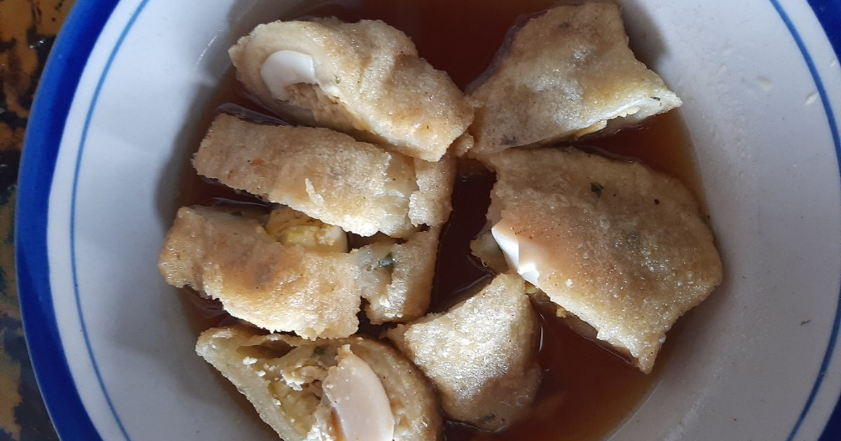 Resep Pempek Dos Tanpa Ikan Isi Telur Dan Sosis oleh Erista monica ...