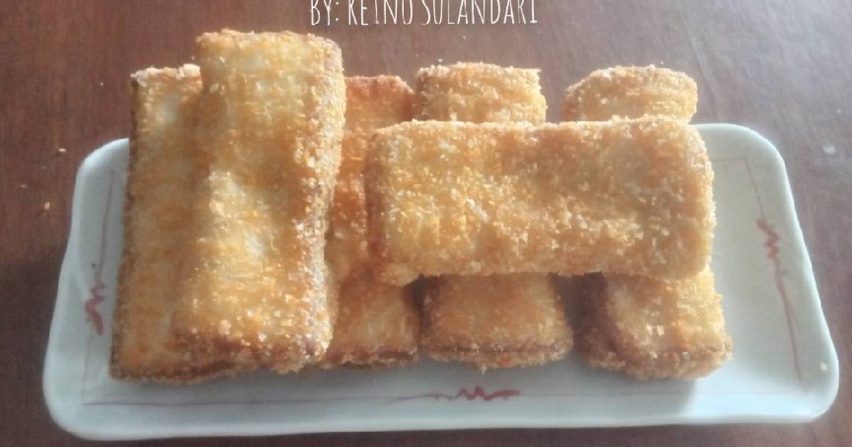 Resep 39= ROTI TAWAR goreng isi sosis oleh Retno Sulandari - Cookpad