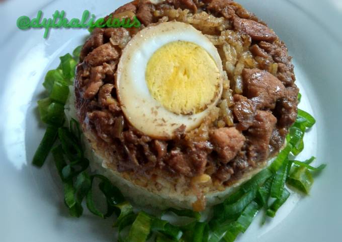 Resep Nasi tim ayam simple oleh dyTha - Cookpad