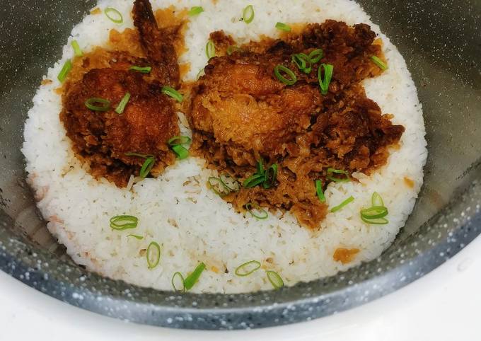 Resep Nasi KFC Rice Cooker oleh Rhee - Cookpad