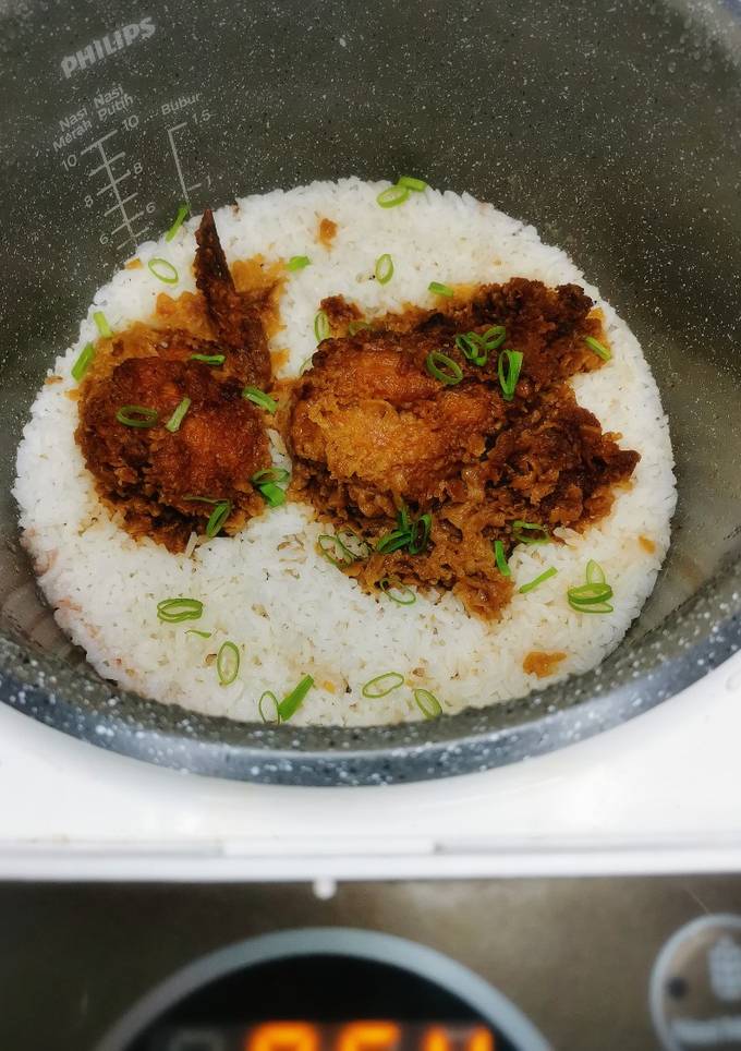 Resep Nasi KFC Rice Cooker oleh Rhee - Cookpad