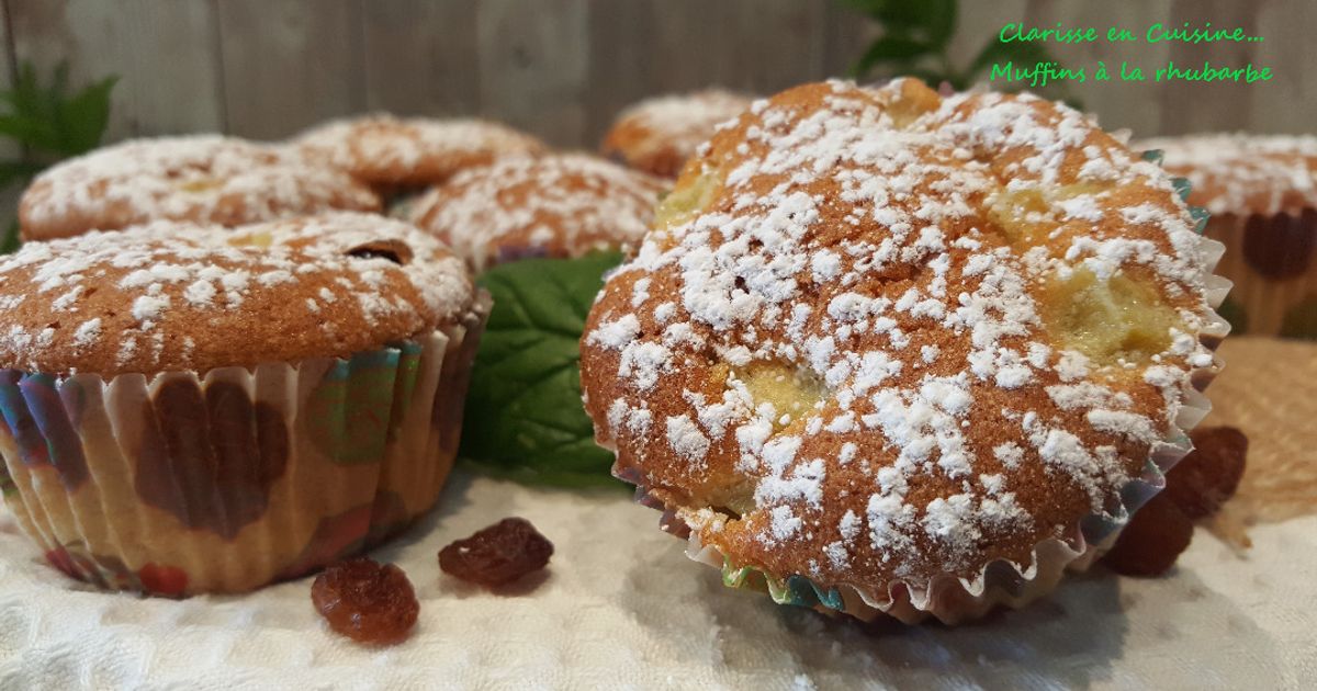 Muffins à La Rhubarbe de Clarisse en Cuisine - Cookpad