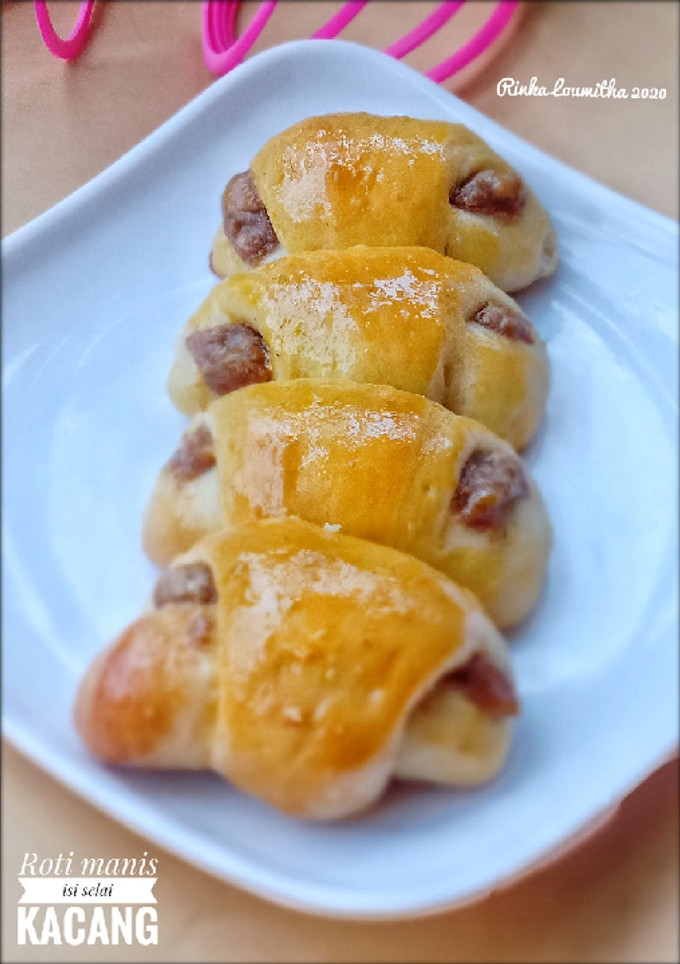 Resep Roti Manis Isi Selai Kacang oleh Rinka Loumitha - Cookpad