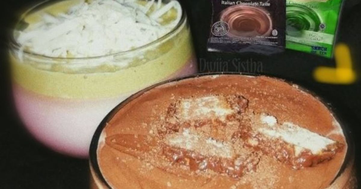 Resep Dalgona Choco Dan Matcha Chocolatos Anti Gagal☕ oleh Dwija's ...