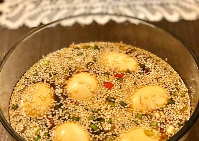 Resep Korean Addictive Marinated Eggs oleh Desy Dafunk - Cookpad