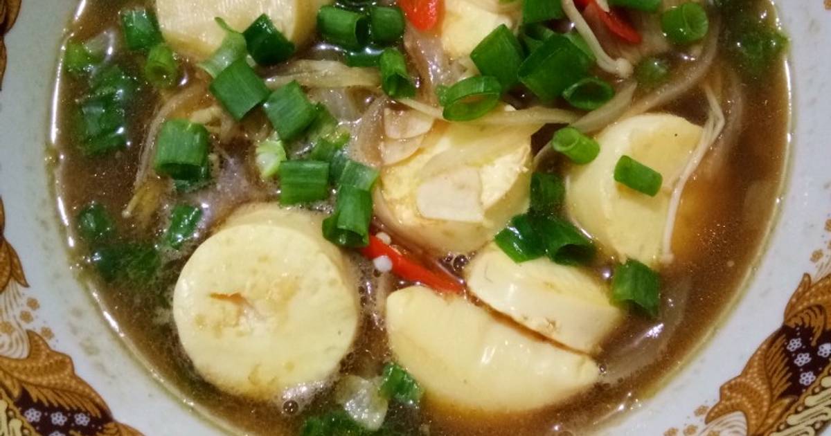 Resep Tumis tahu jepang sos tiram oleh Rahwati Wati - Cookpad