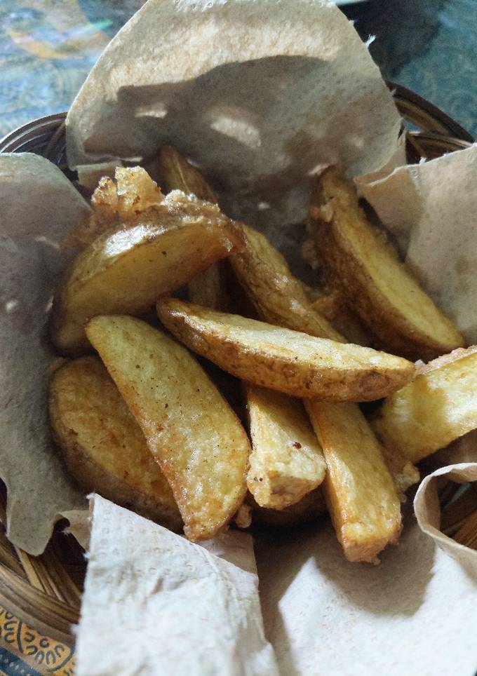 Resep Skin On-Potato Wedges oleh Endah Nur Hidayati - Cookpad