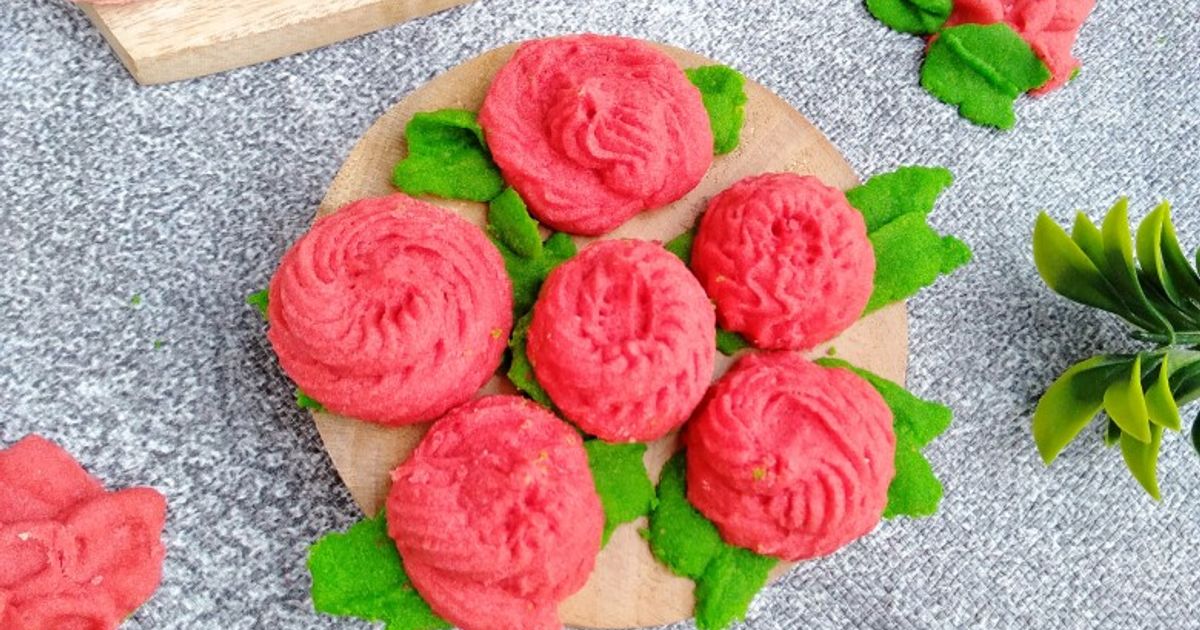 Resep 103. Semprit Susu Red Velvet oleh Linda Elzora - Cookpad