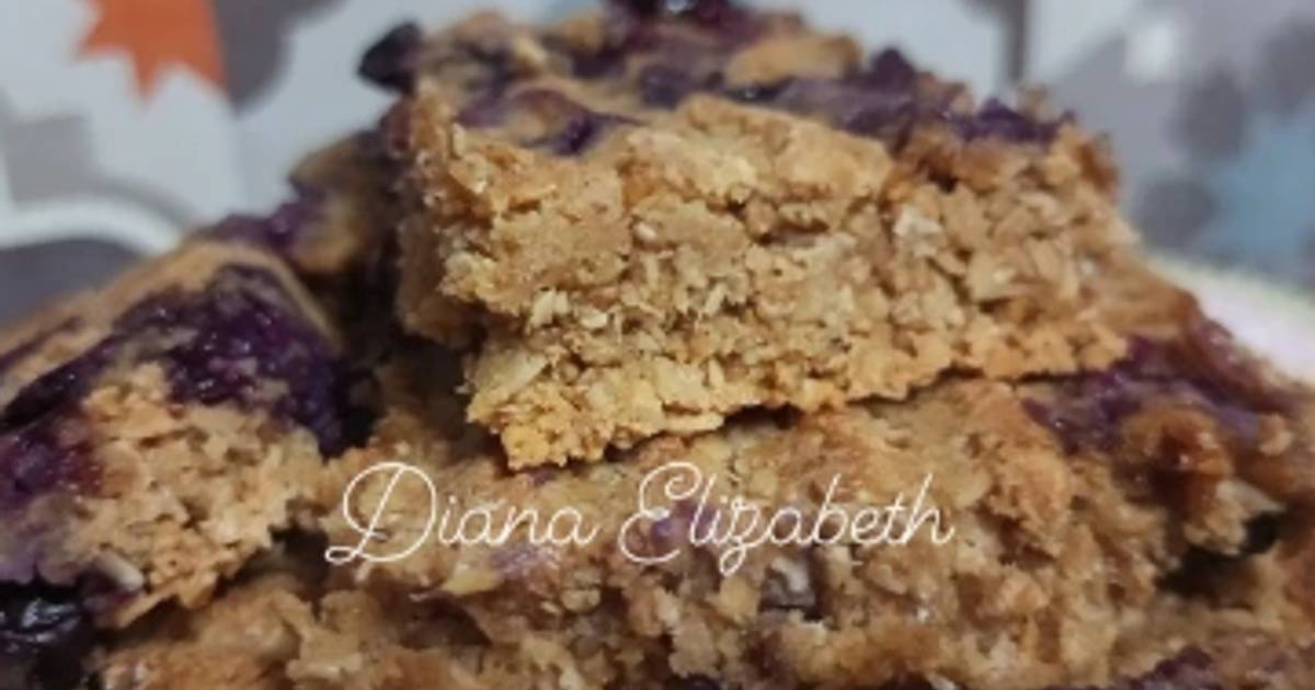 Barras de avena y arándanos saludable.🤩👩🏼‍🍳 Receta de Diana Elizabeth ...