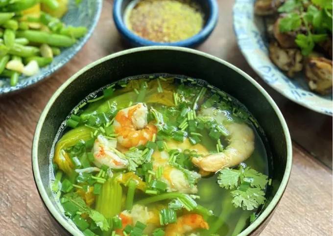 Cách Làm Món Canh Bông Bí Nấu Tôm của Rose Truong - Cookpad