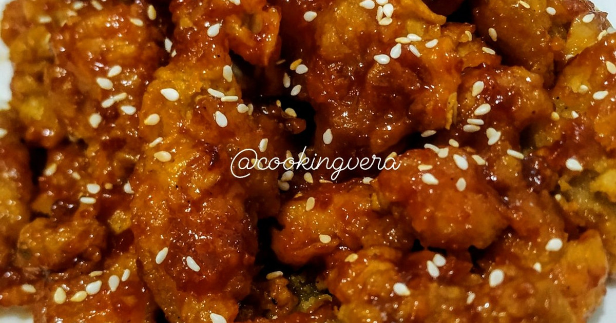 Resep Korean Fire Chicken oleh Cooking Vera - Cookpad