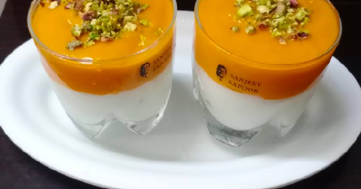 Mango milk pudding Recipe by vidhi vazirani - Cookpad