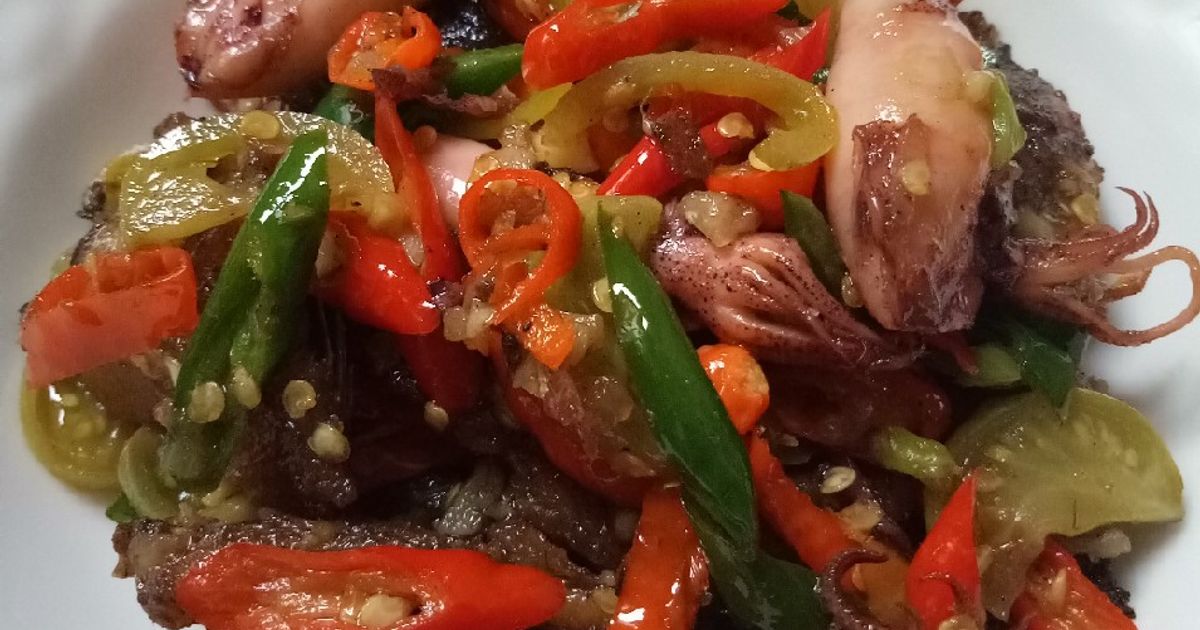 Resep Tumis Cumi & Ikan Asin oleh Maylisha - Cookpad