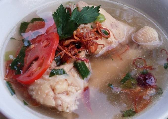 Resep Sop Ayam ala Pak Min oleh Dapur Mamak - Cookpad