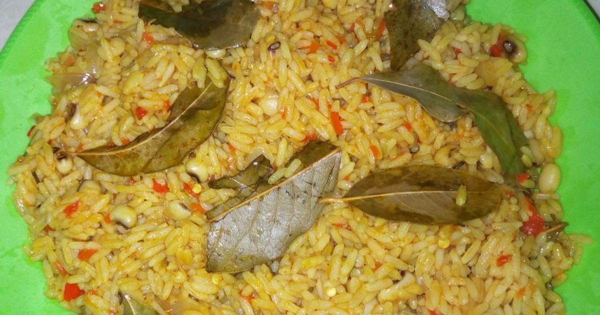 Jollof rice and beans Recipe by Meenat Kitchen - Cookpad