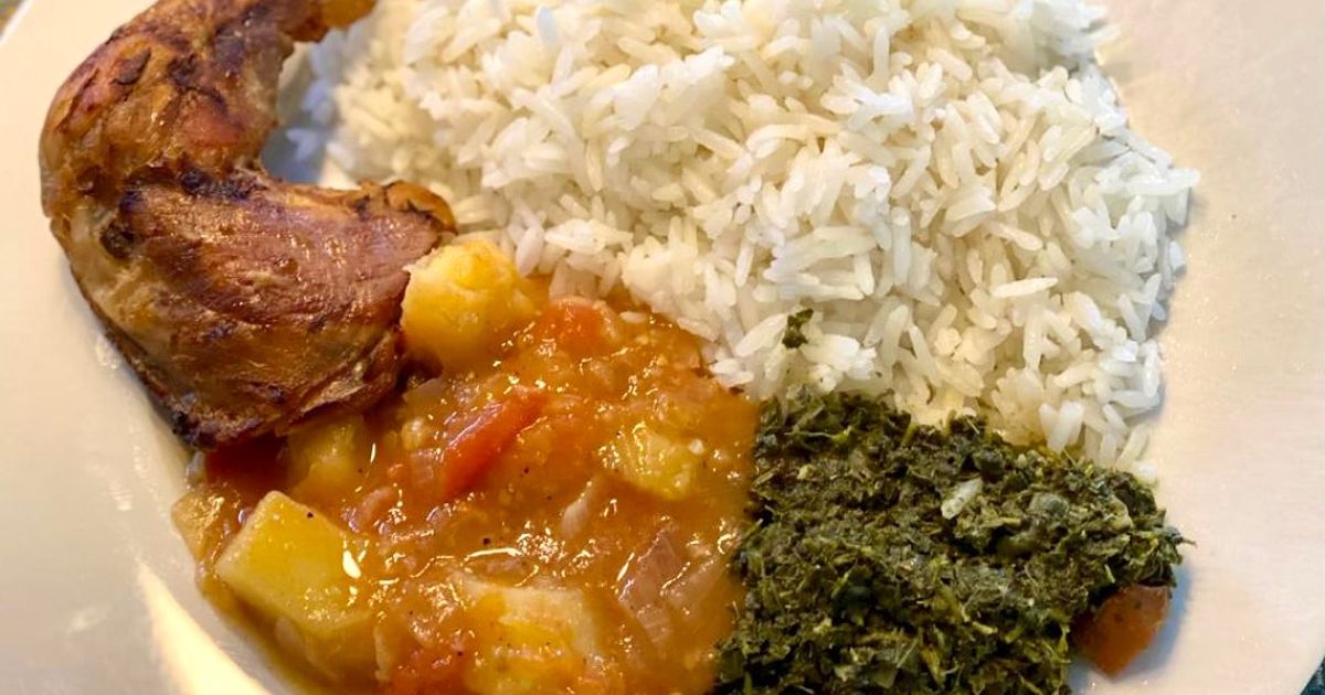 Cassava Leaves (Kisamvu) And Potato & Tomato Sauce Recipe by Deedee ...