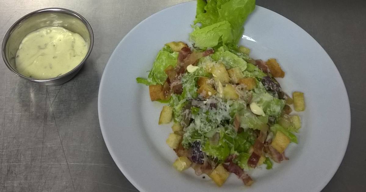 Ensalada Caesar Receta de Roberto- Cookpad