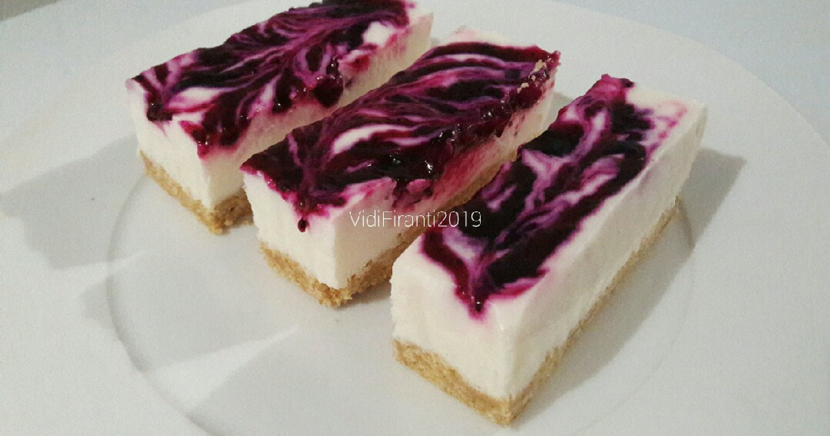 Resep No Bake Dragon Fruit Cheese Cake oleh Vidi Firanti - Cookpad
