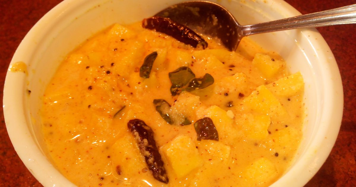 Just Ripe Mango/Manga Pachadi Recipe by Aparna Balakrishnan - Cookpad