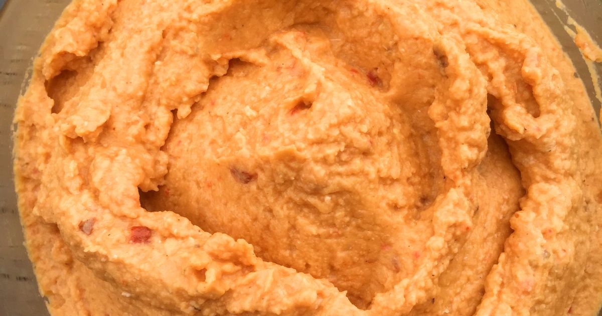Michael's Roasted Red Pepper Hummus With A Kick Recipe by Nikki diMonda ...