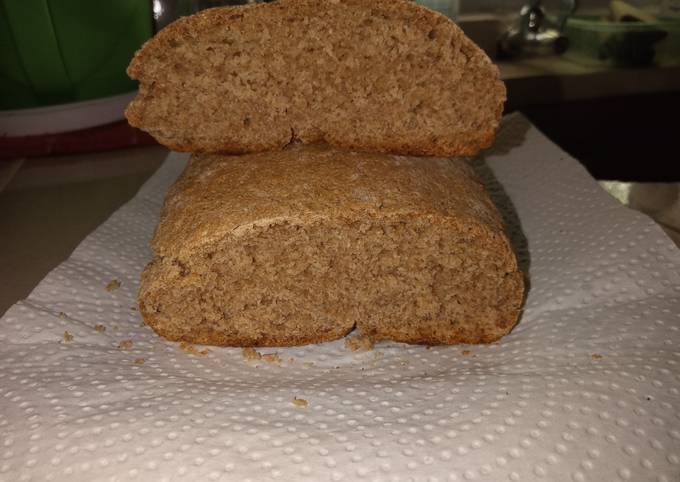 Pan casero integral Receta de Juana Diaz- Cookpad