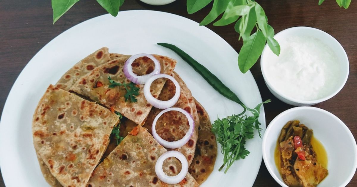 Pav Bhaji Paratha Recipe by Richa Vardhan - Cookpad