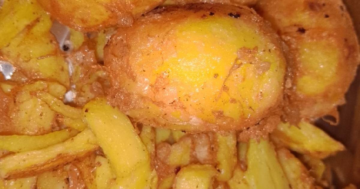 Dankali da kwai da dankali me nama girki daga Mom Nash Kitchen - Cookpad