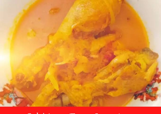 Resep Gulai Ayam Tanpa Santan Oleh Ami Siti Maryam Cookpad