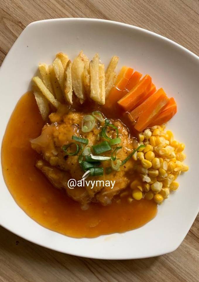 Resep Tofu Steak | Steak Tahu Simple oleh Alvy Mayrina - Cookpad
