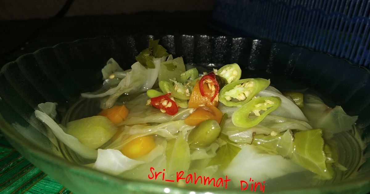 Resep Sup Segar Favorit Keluarga oleh Rahmat Sri D'Ini - Cookpad
