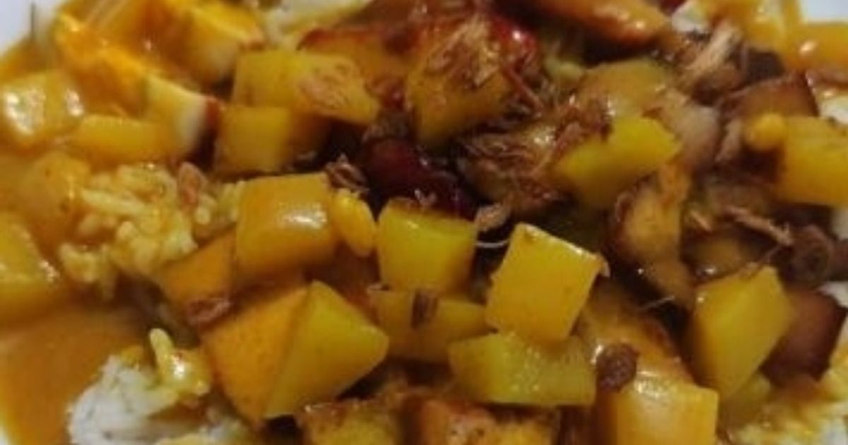 Resep Nasi Kari Bagan/Kari Peng oleh Tinawu_cookingdiary - Cookpad