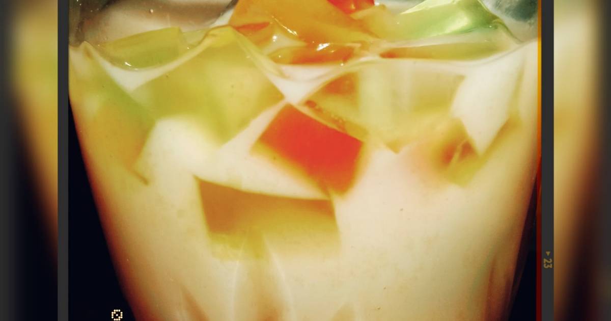 Resep Takjil 2 : "Es Jelly Susu Gula Jawa"_ala Ara oleh Ara food - Cookpad
