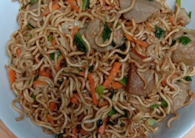 Resep Mie tumis bakso ayam oleh Deary Yetty - Cookpad